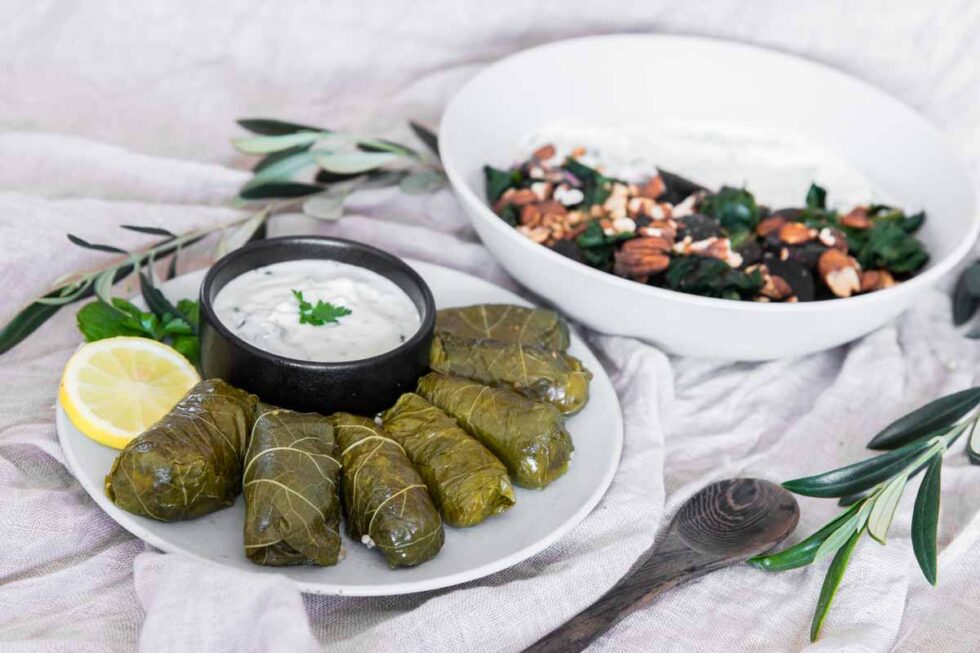 Vegan Dolma with Bulgur Wheat - Polkadot Passport