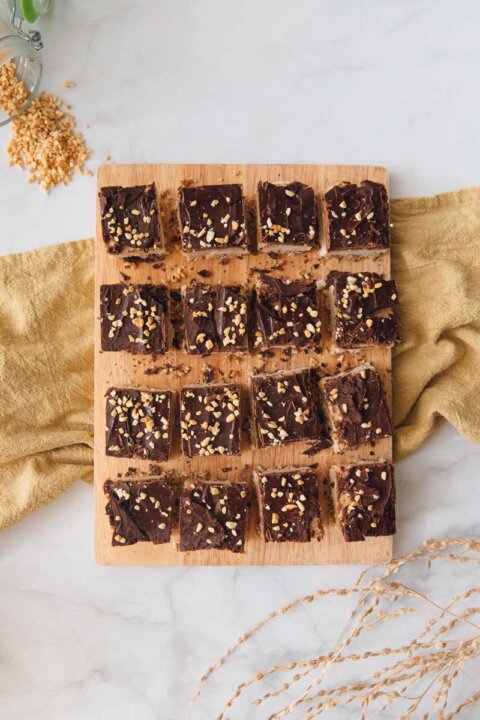 Raw Snickers Slice (Vegan + Gluten-Free)