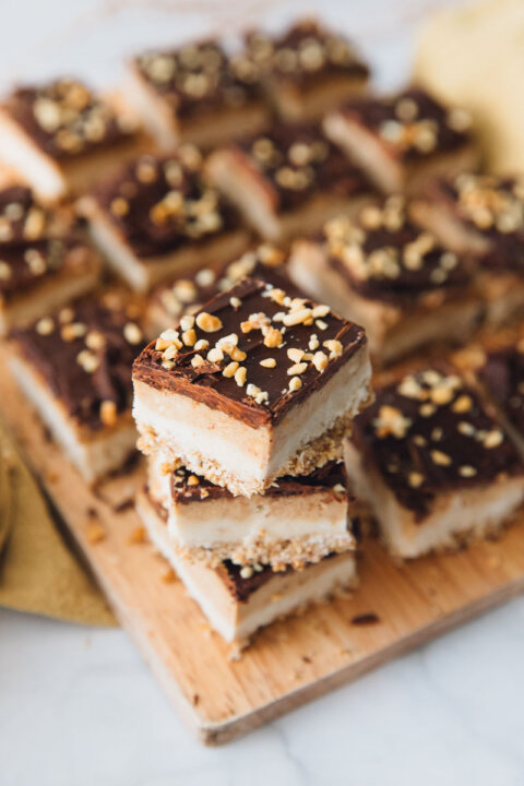 Raw Snickers Slice (Vegan + Gluten-Free)