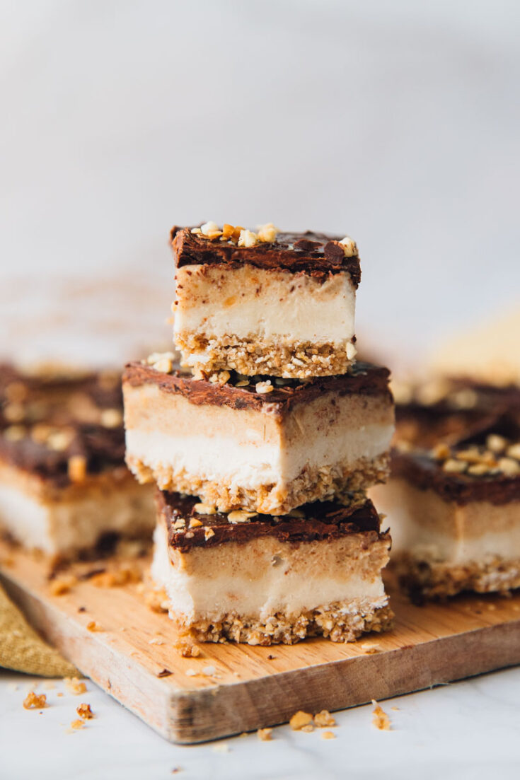 Raw Snickers Slice (Vegan + Gluten-Free)