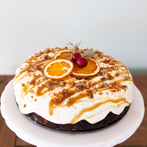 Sticky Toffee Pudding Gingerbread Cake